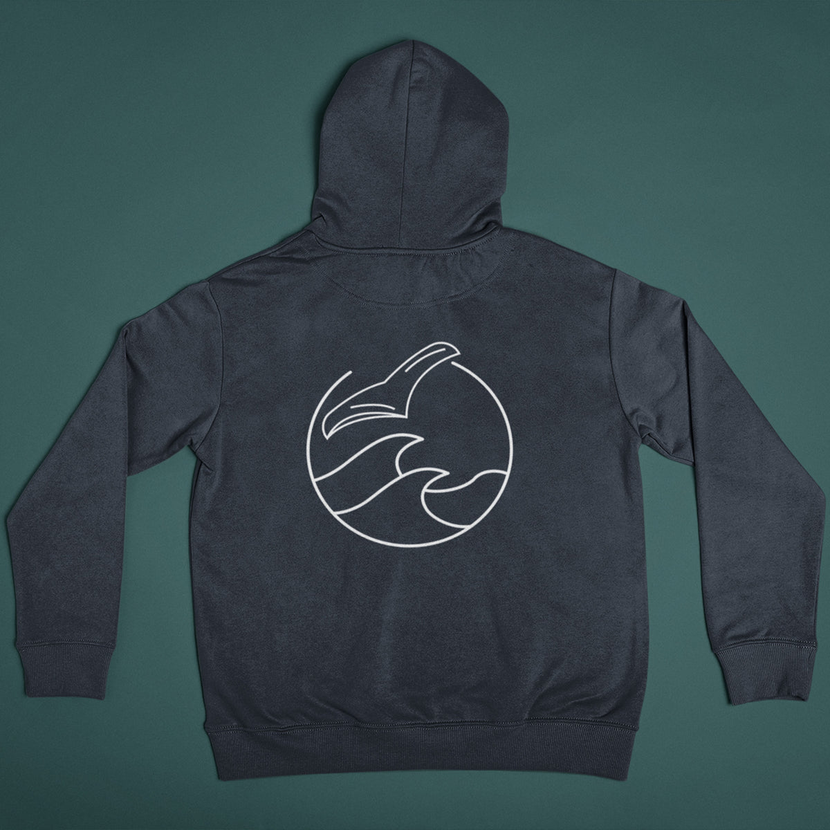 WINGFOILDAILY Hoodie, Front and Back Print, Wing Foiling Hoodie